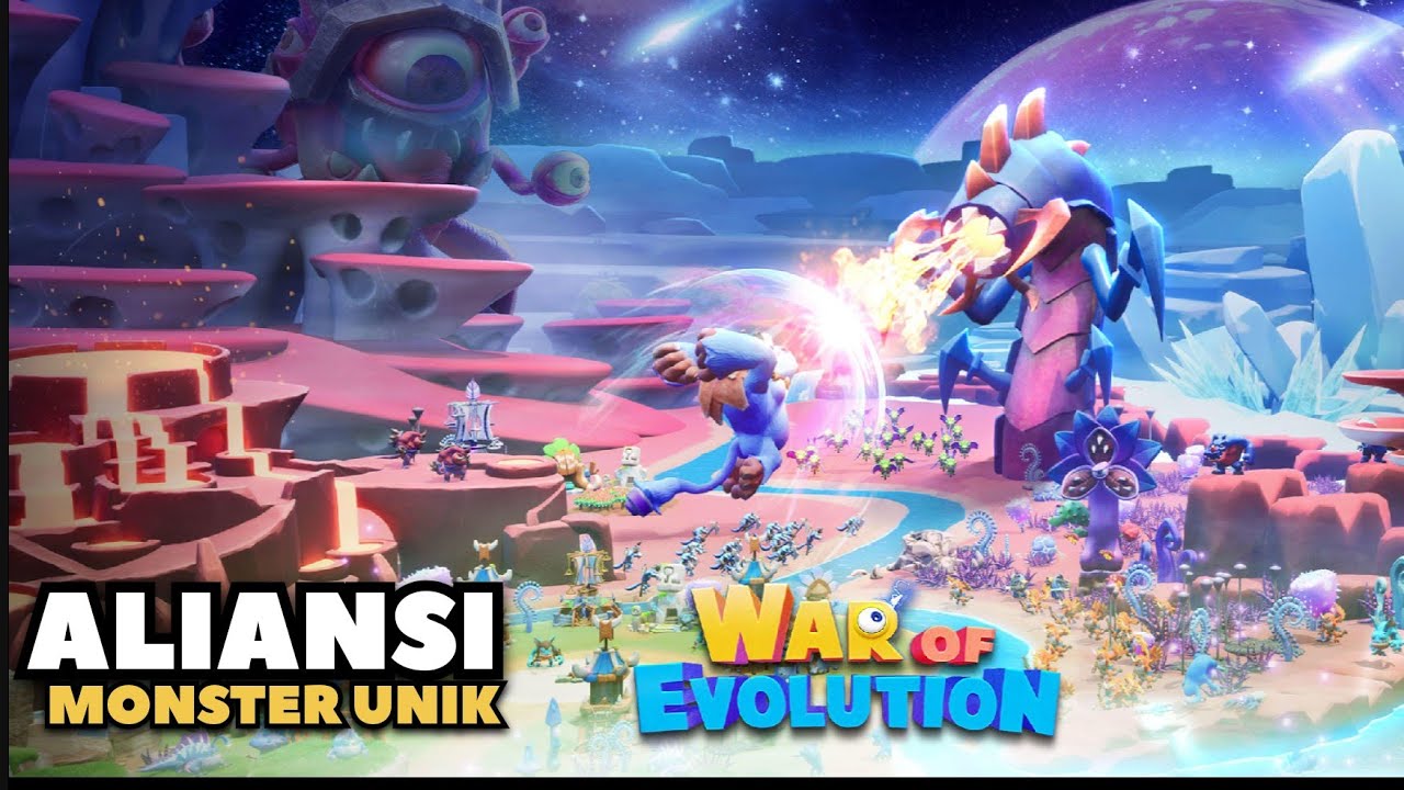 Membangun suku monster unik dan kuat !! [WAR OF EVOLUTION] Mobile Games ...