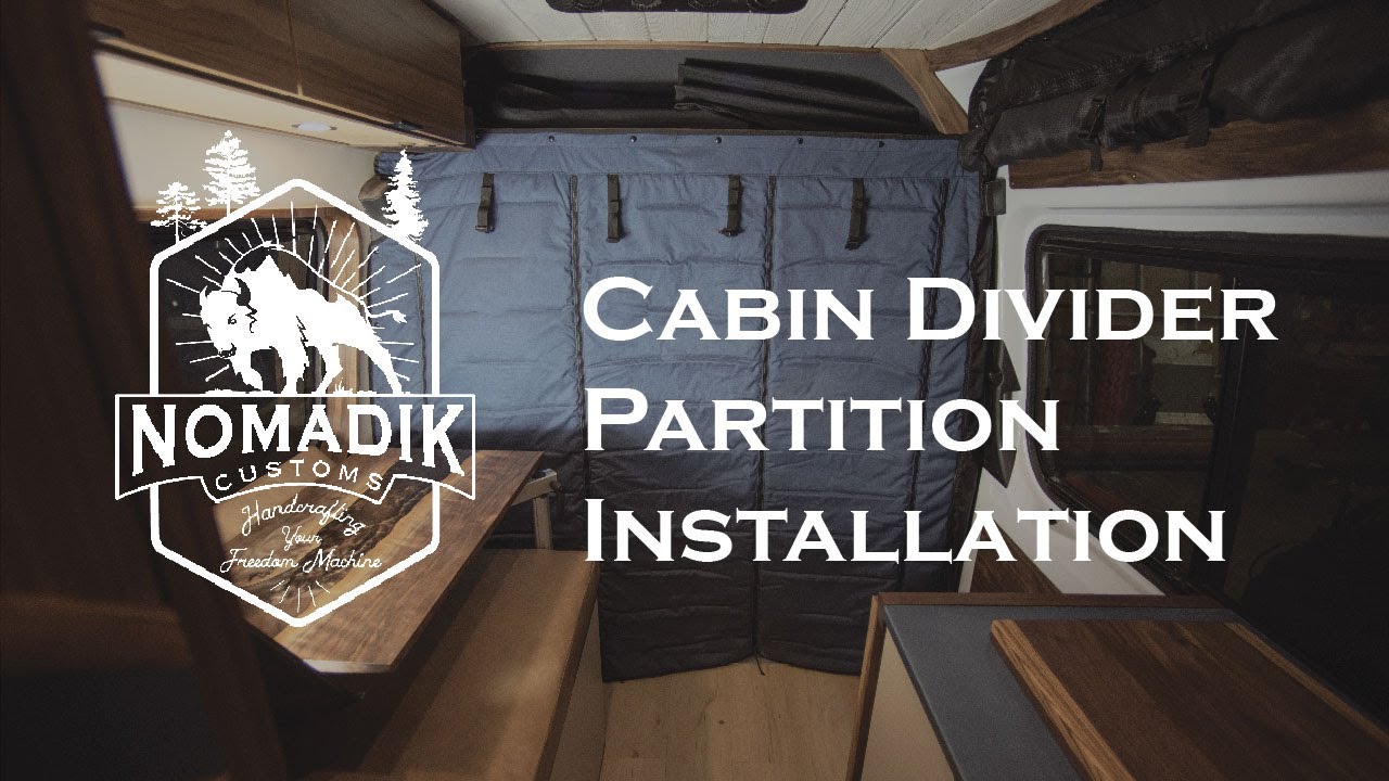 Cabin Divider Partition Installation - YouTube
