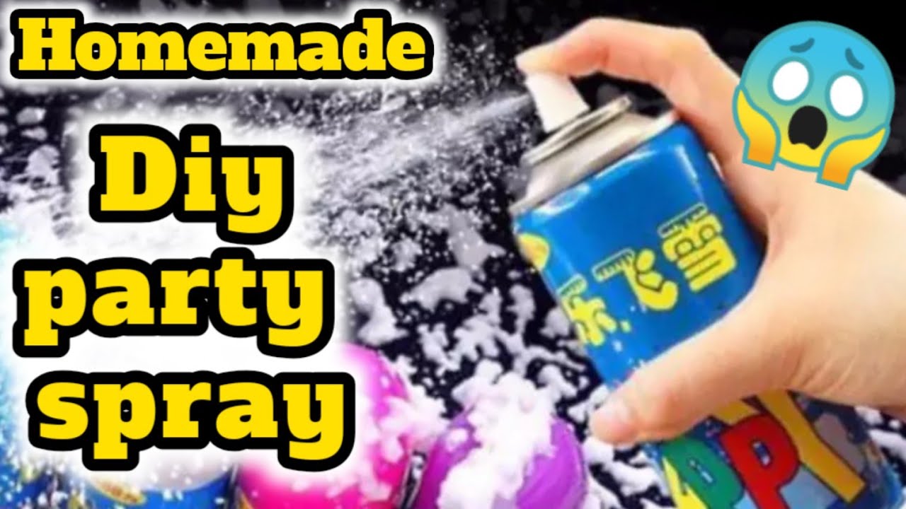 Diy homemade party spray|Diy snow spray|Homemade snow spray for party ...