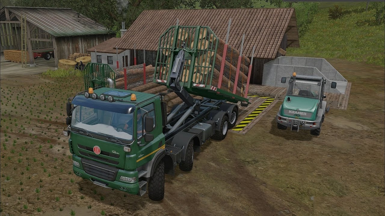 Farming Simulator 17 - Forestry and Farming on Old Streams 010 - YouTube