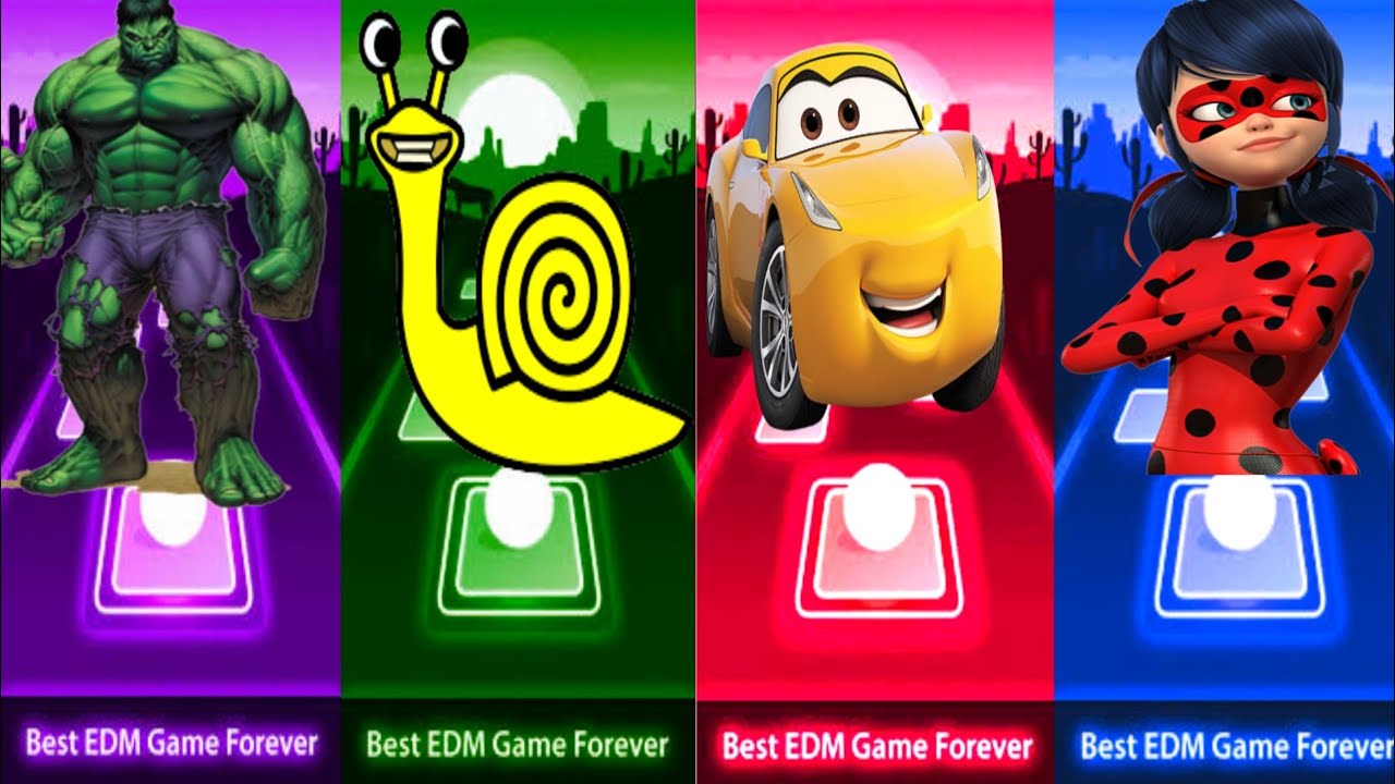 HULK Coffin Dance🆚Slow Seline🆚Cars 3 Best of Lightning 🆚Miraculous ...