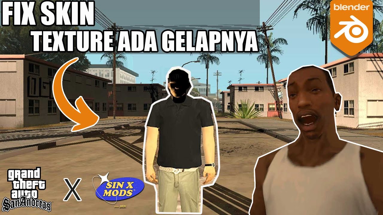 [TUTORIAL] Fix Skin ada Texture Gelapnya #18 - YouTube