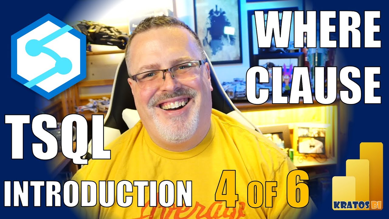 FREE TSQL Introduction - SQL WHERE Guide - 4 of 6 - YouTube
