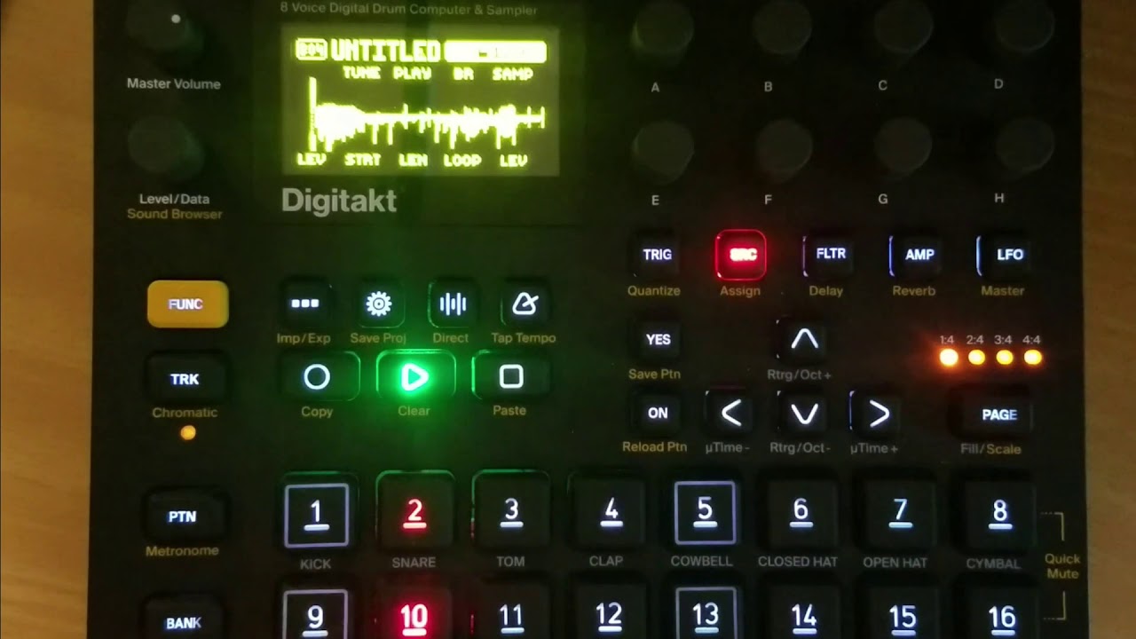 Defenestration of a flightless bird - Short performance on the Digitakt ...