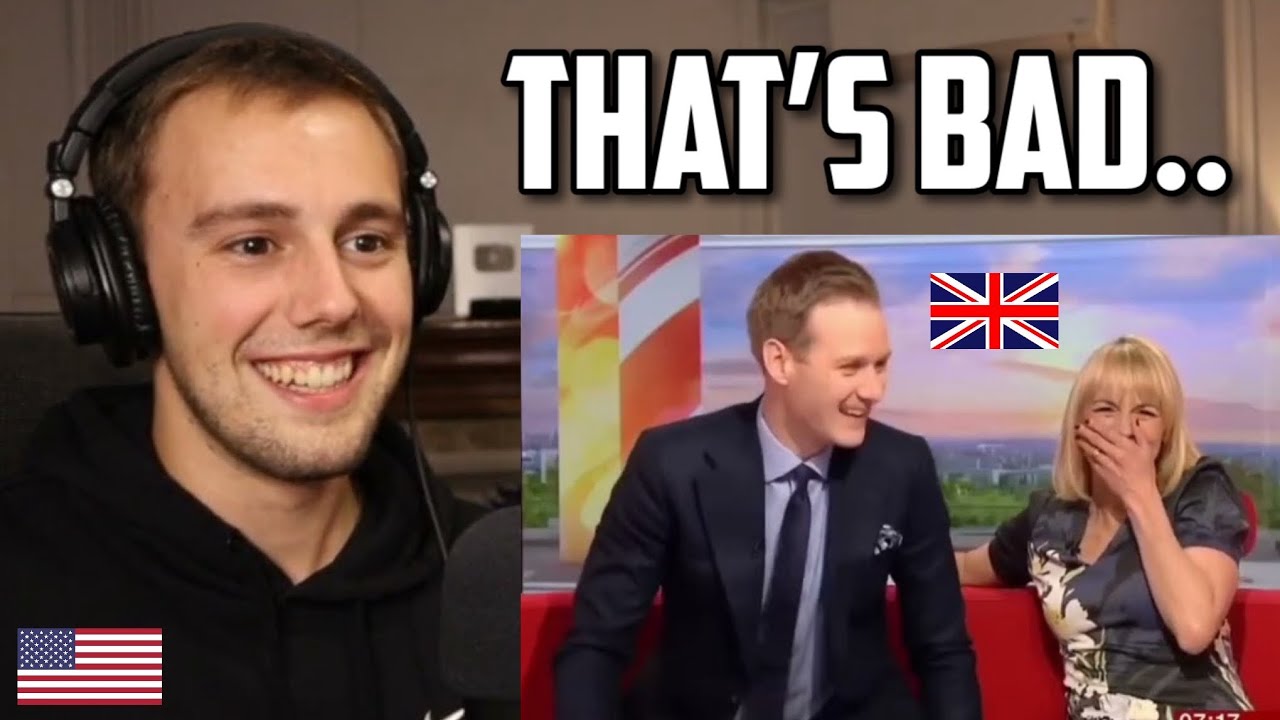 American Reacts to Funniest BBC News Bloopers & Fails - YouTube
