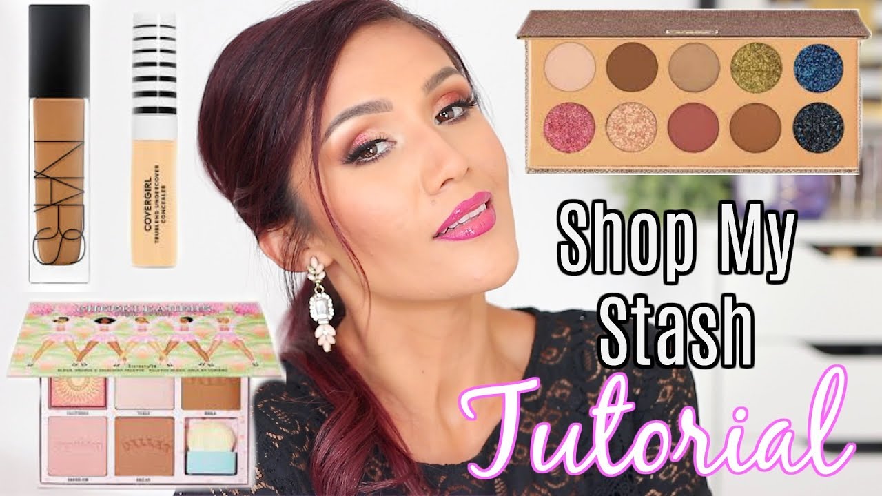 Putting it to Use... Shop My Stash August Makeup Tutorial - YouTube