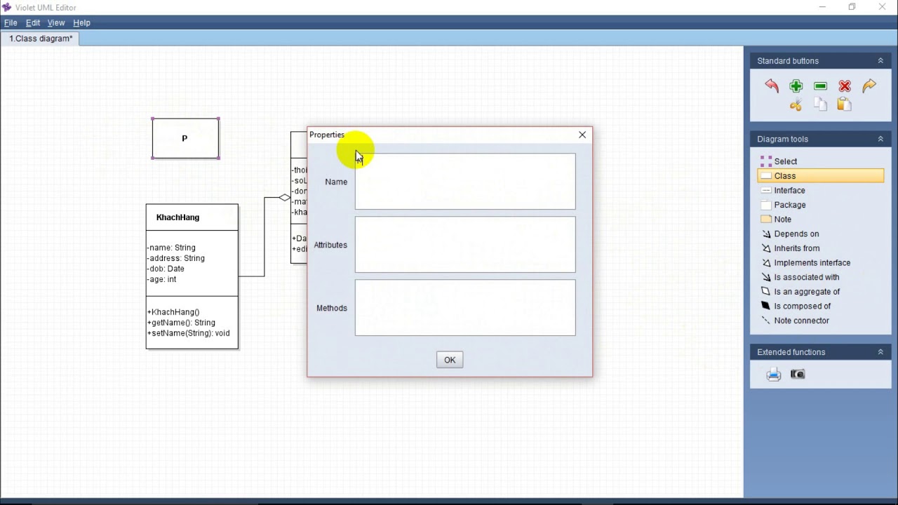 Java - Sử dụng UML tool thể hiện mối quan hệ giữa các lớp. - YouTube