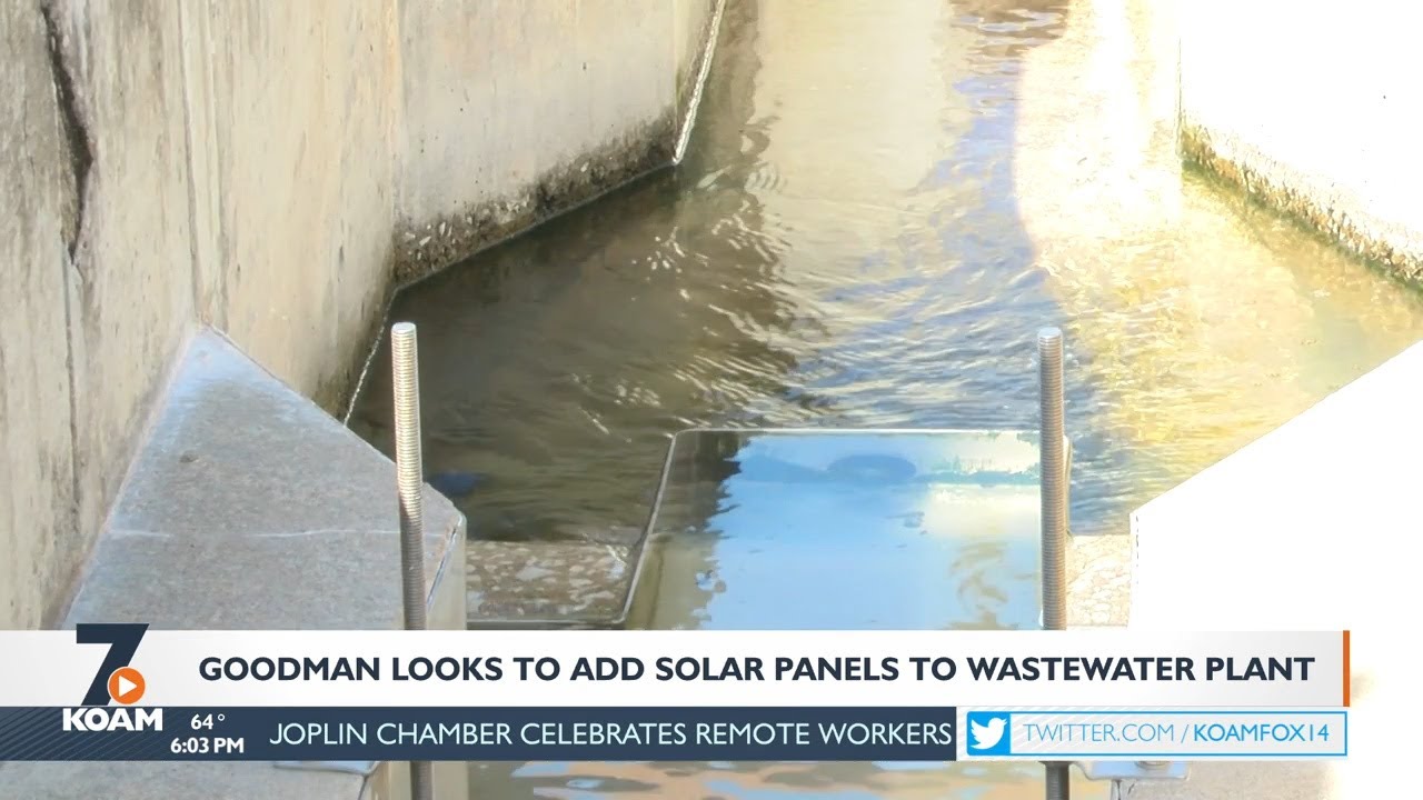 Goodman Looks To Add Solar Panels To Wastewater Plant - YouTube