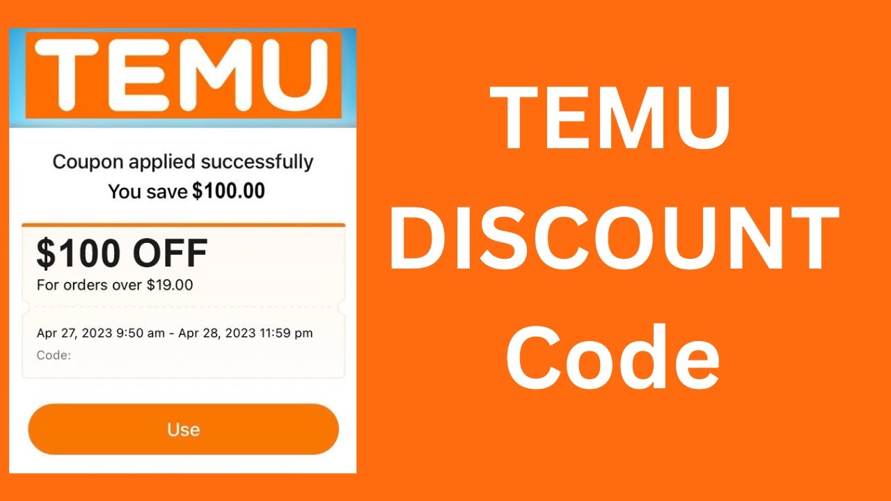 Temu Coupon Code 🔥 How to Save $100 on TEMU - Temu Promo Code for existing users - Temu free ...