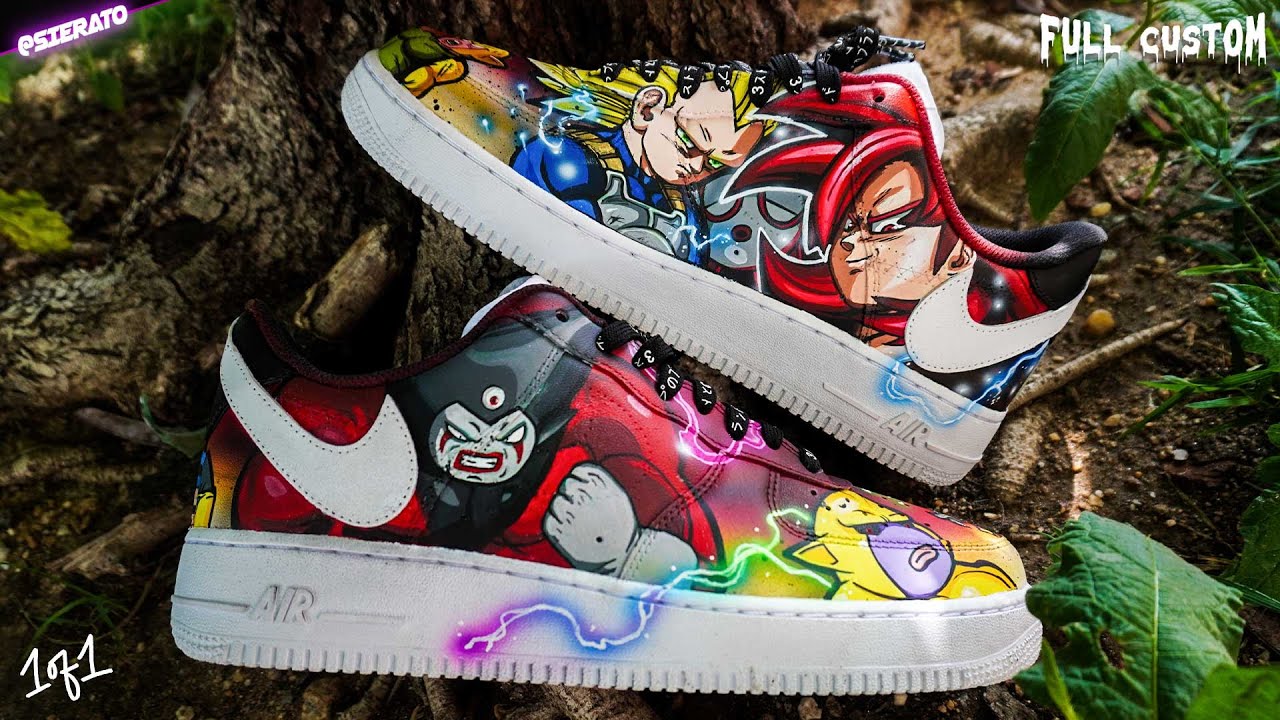 🔥 I Turned Air Force 1s Into CRAZY Dragon Ball Daima Customs! (Took ...