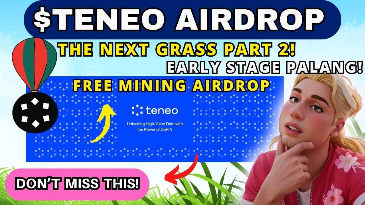 TENEO PROTOCOL FREE AIRDROP | FREE FAST MINING NODE LIKE GRASS! USE CODE "HNYMI" TO GET 2500 ...