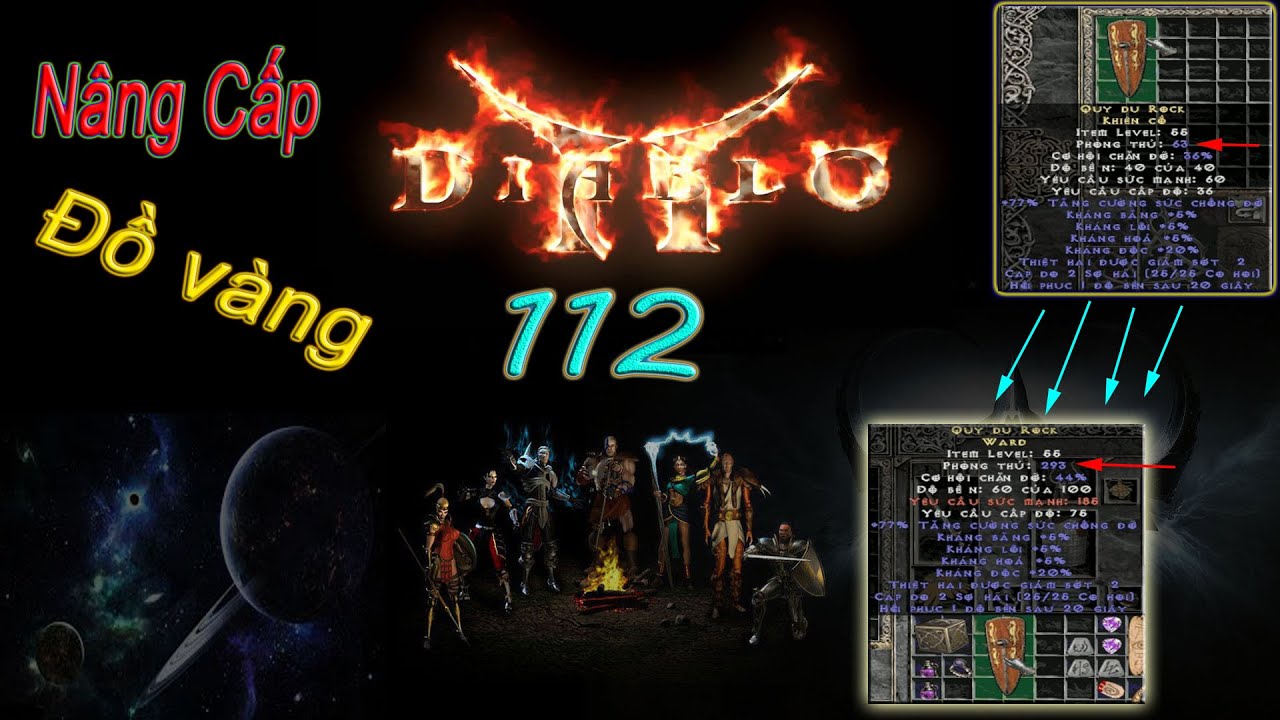Diablo 2 - Việt hóa - 2020 : Hướng dẫn nâng cấp đồ vàng và Set Up đồ bộ ...