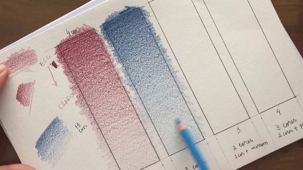 ESCALA TONAL COM LÁPIS DE COR - YouTube