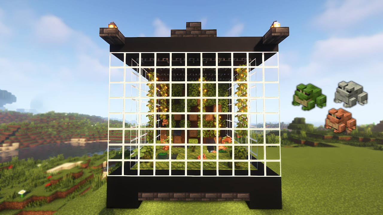 Como Hacer Un Terrario En Minecraft / How to Make a Terrarium in ...