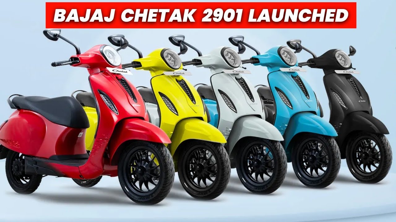 Bajaj Chetak 2901 Electric Scooter Launched |😱 Ola S1x Killer? | Only ...