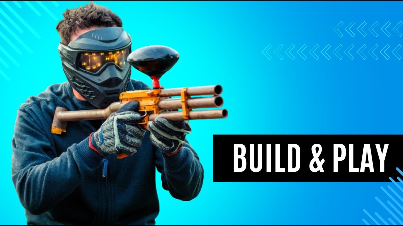 How to make a SLINGSHOT VS. PAINTBALL gun - FLOUR BULLETS?!💥🔫 - YouTube