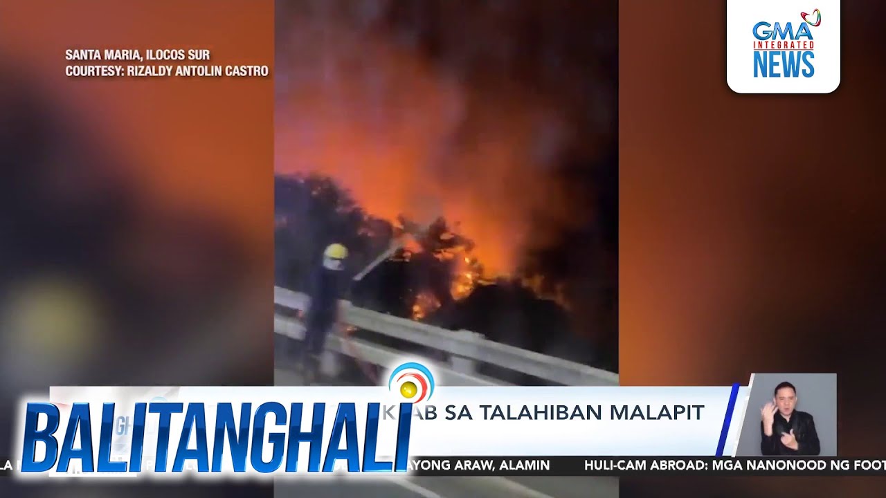 Grass fire, sumiklab sa talahiban malapit sa isang tulay | Balitanghali ...