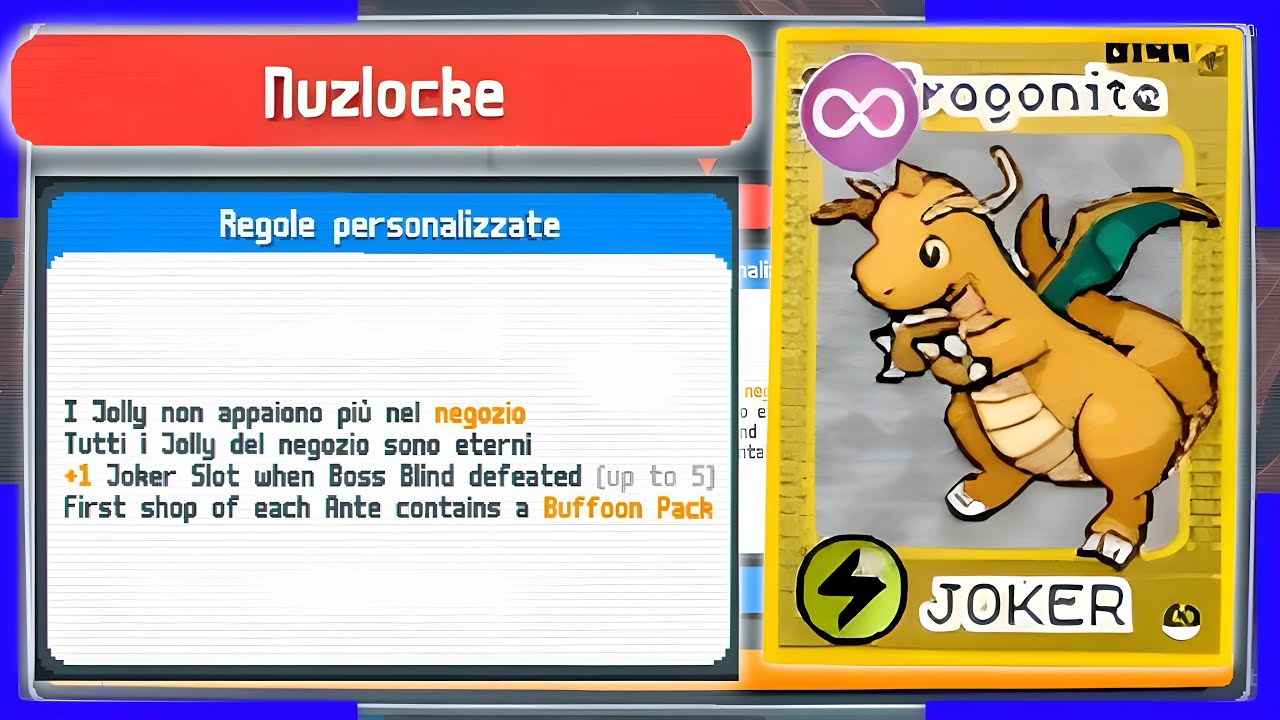 BALATRO CON I POKEMON: SFIDA NUZLOCKE IMPOSSIBILE..? con @mattivik ...