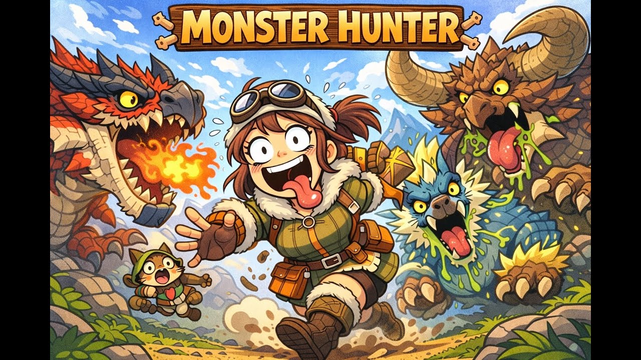MONSTER HUNTER #2 | Tét Mông Anjanath Không Trượt Phát Nào - YouTube