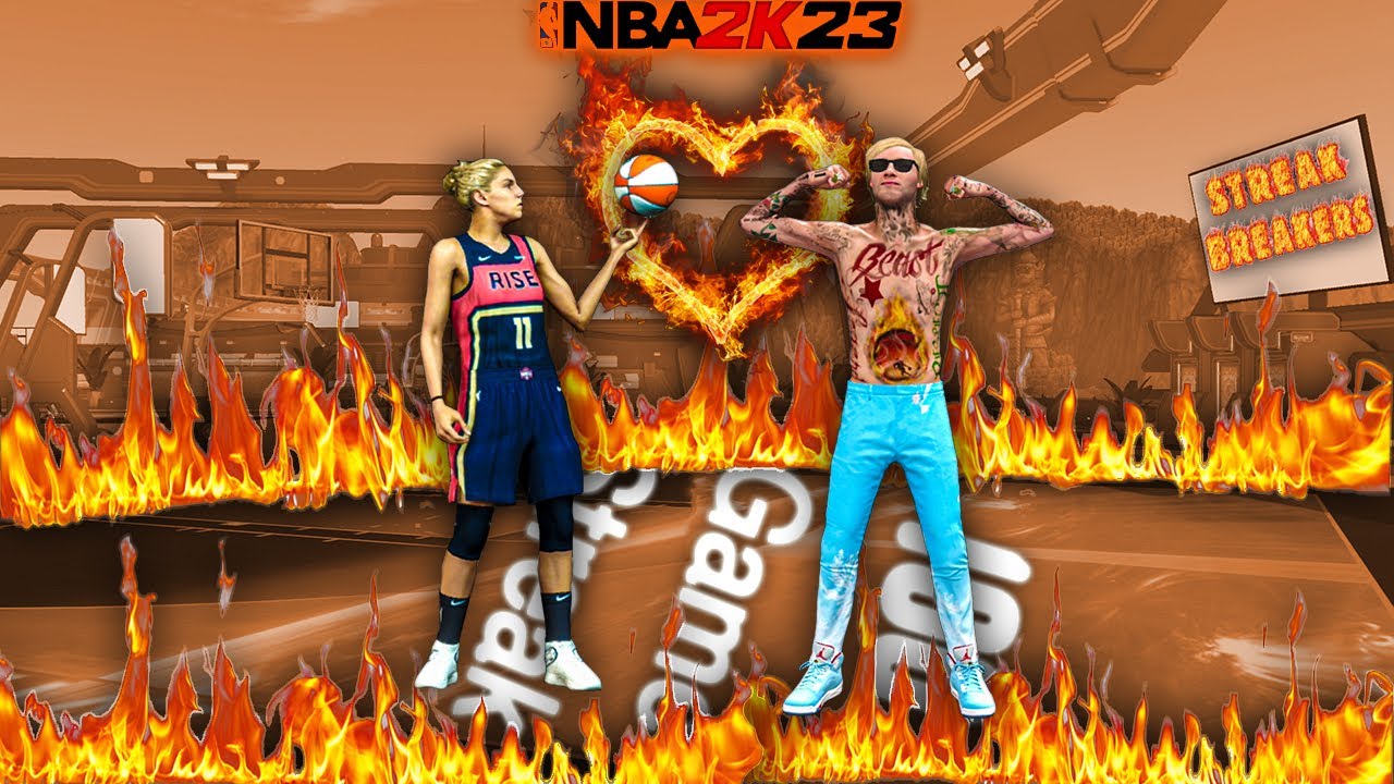 NBA 2K23 CRAZY POWER COUPLE BREAKING GAME STREAKS IN PARK! (BOYFRIEND ...