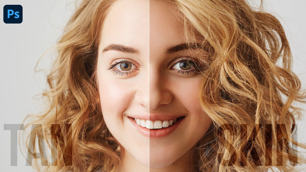 Photoshop Tutorial : How To Get Tan Skin in Photoshop - YouTube