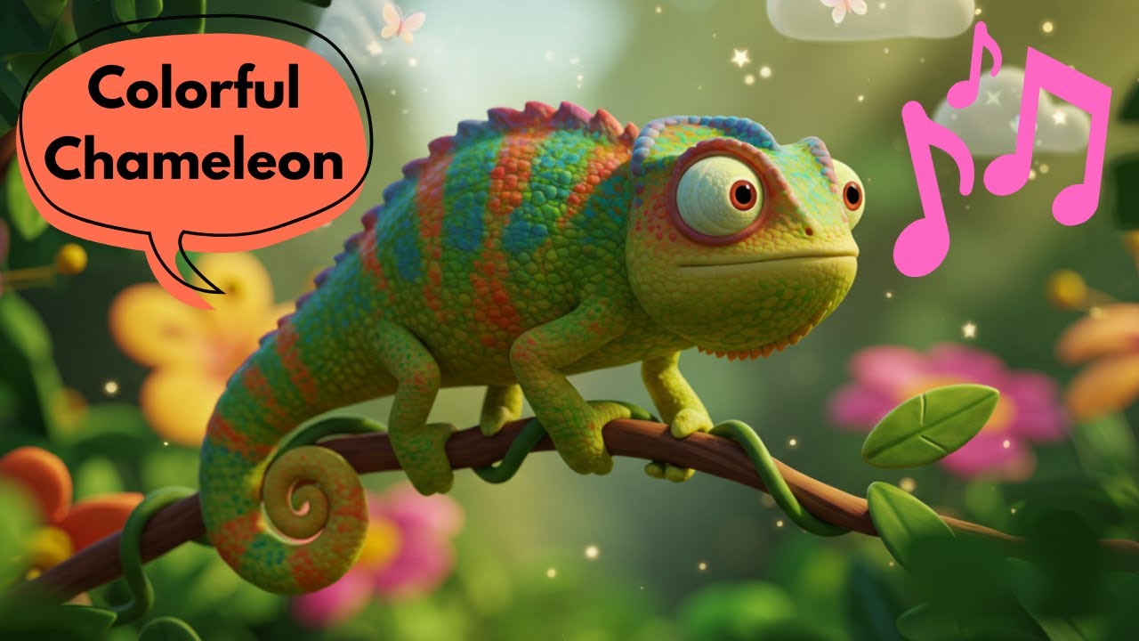 Colorful Chameleon / Kids' Songs / Animal Songs for Kids / Whiskers ...
