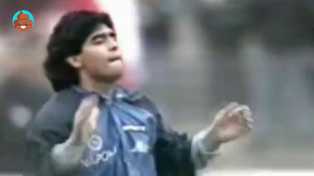 ⚽ Maradona calentando y bailando VIEJOVEN de Ojete Calor - YouTube