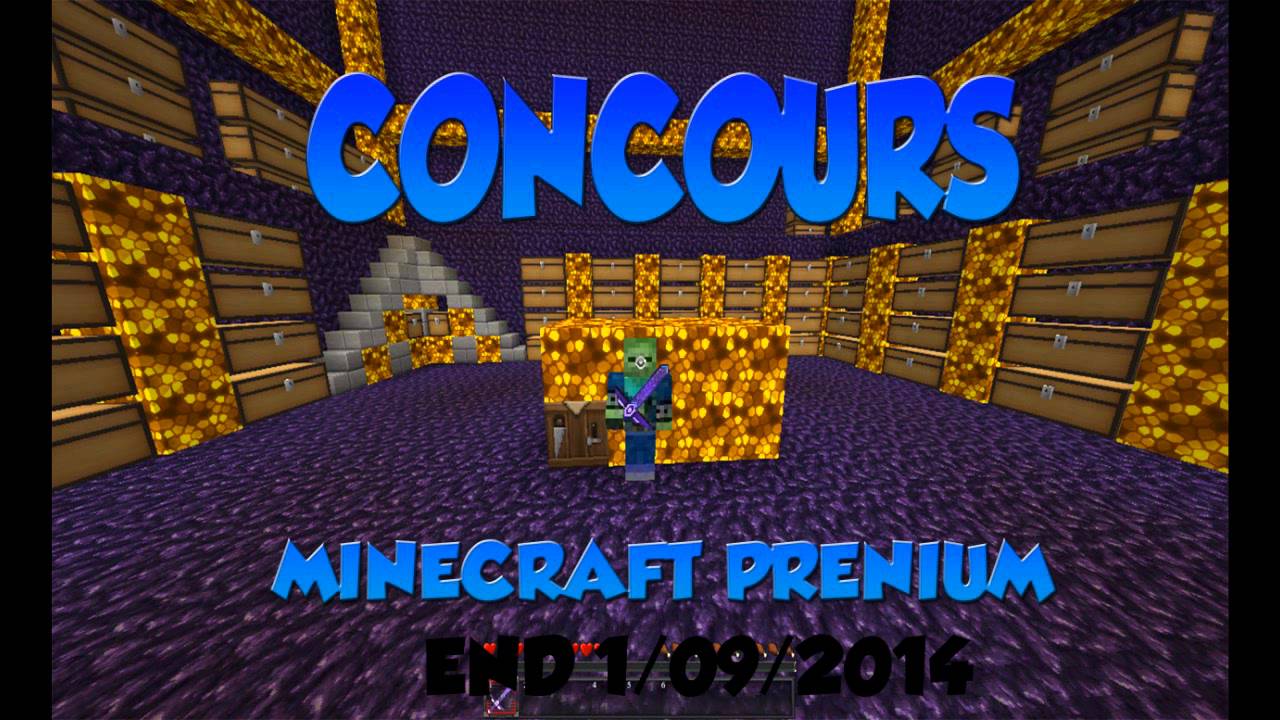 Concours - Compte Minecraft Prénium N°2 - YouTube