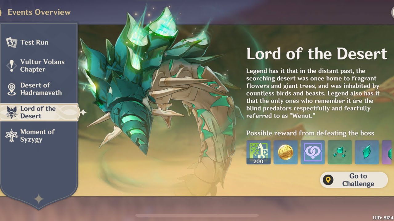 First Time Fighting Genshin 3.4 Sumeru New Boss Setekh Wenut Lord of ...