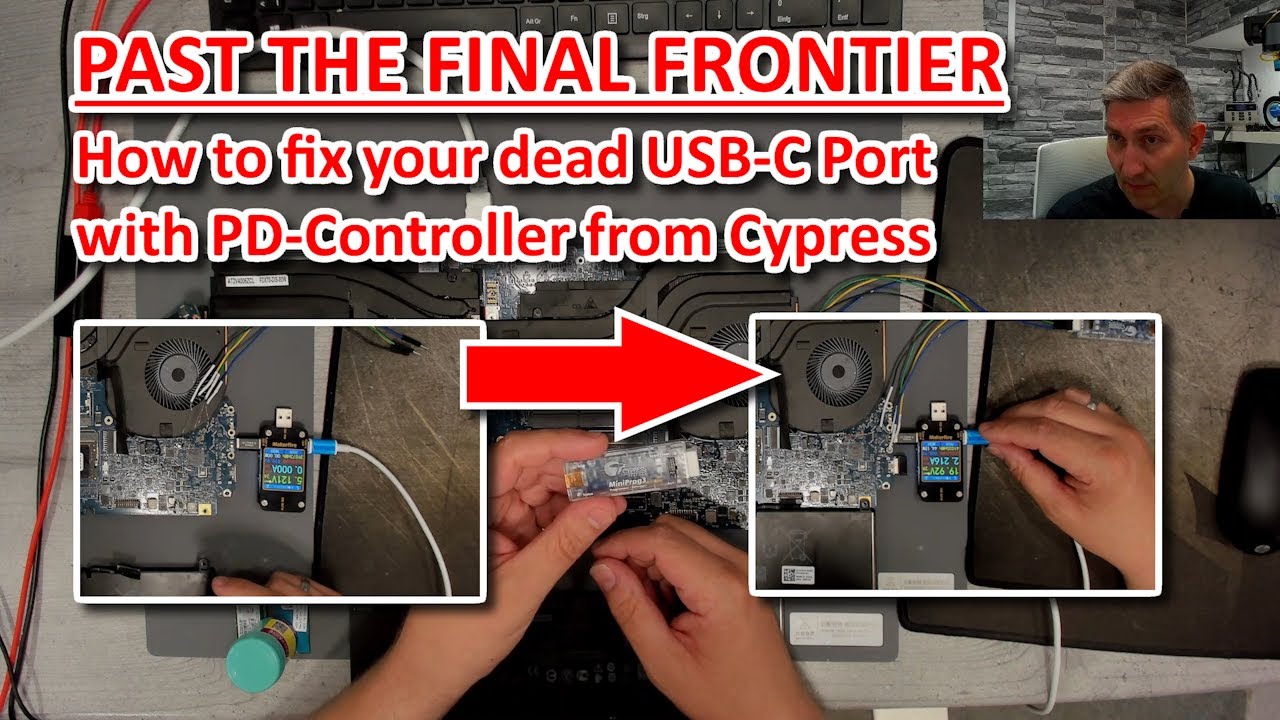 Dead USB-C Port - How to program a Cypress PD-Controller onboard with ...
