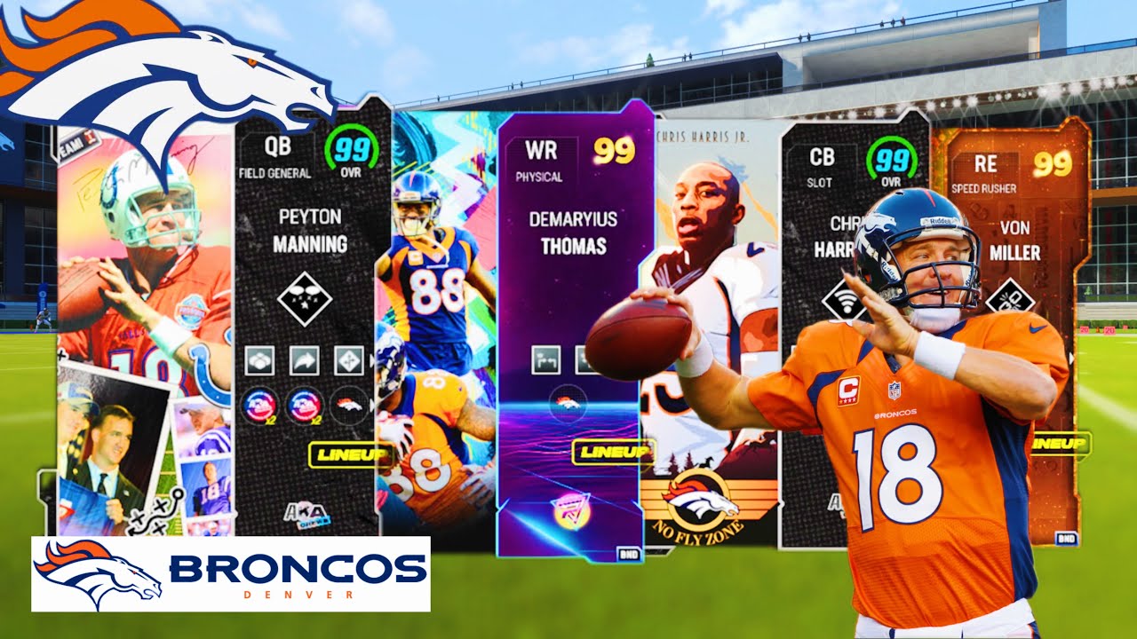 The BEST* Denver Broncos Theme Team in Madden 24! - YouTube
