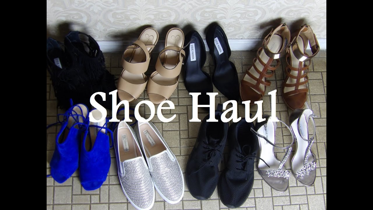 Try On Shoe Haul - YouTube