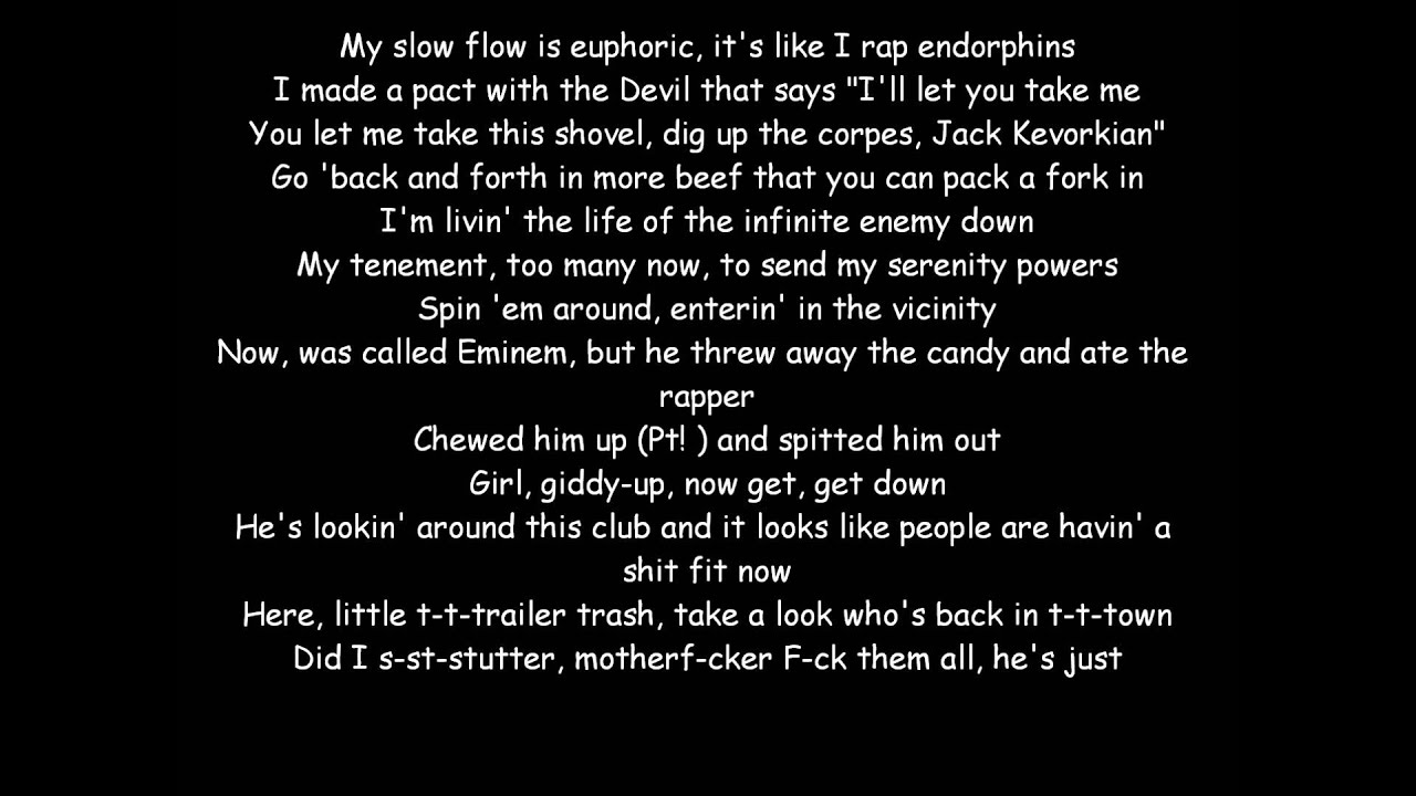Bad Meets Evil - Fast Lane *Lyrics* [HD] - YouTube Music