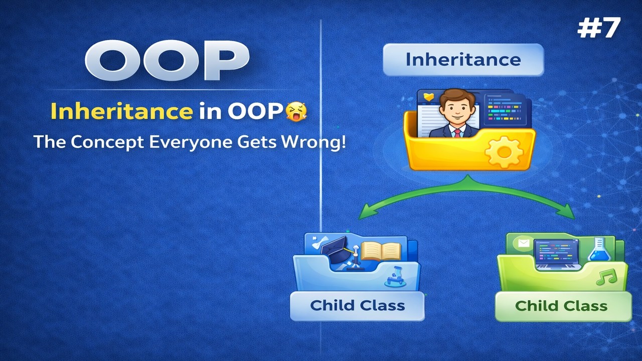 Inheritance in OOP | OOP Concept Explained with Real-World Example | Coding Practical | OOP ...