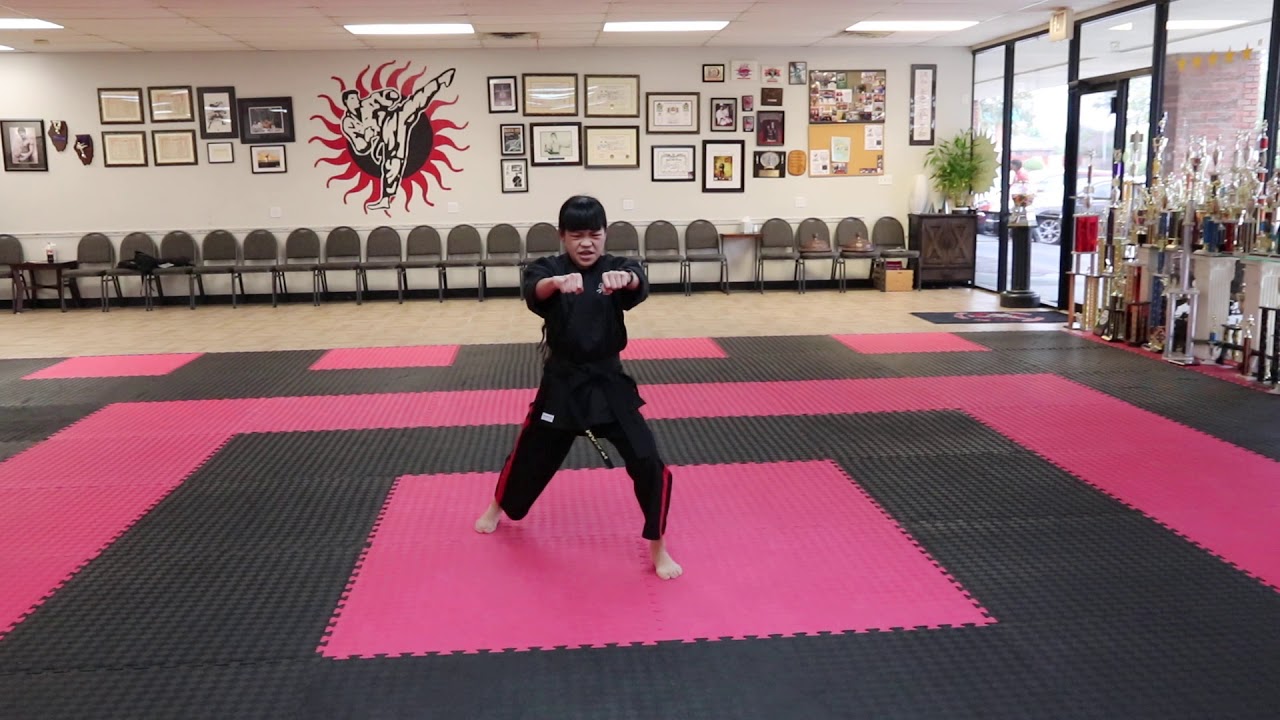 Orange Belt Form (full power, without a count) - Excel Academy - YouTube