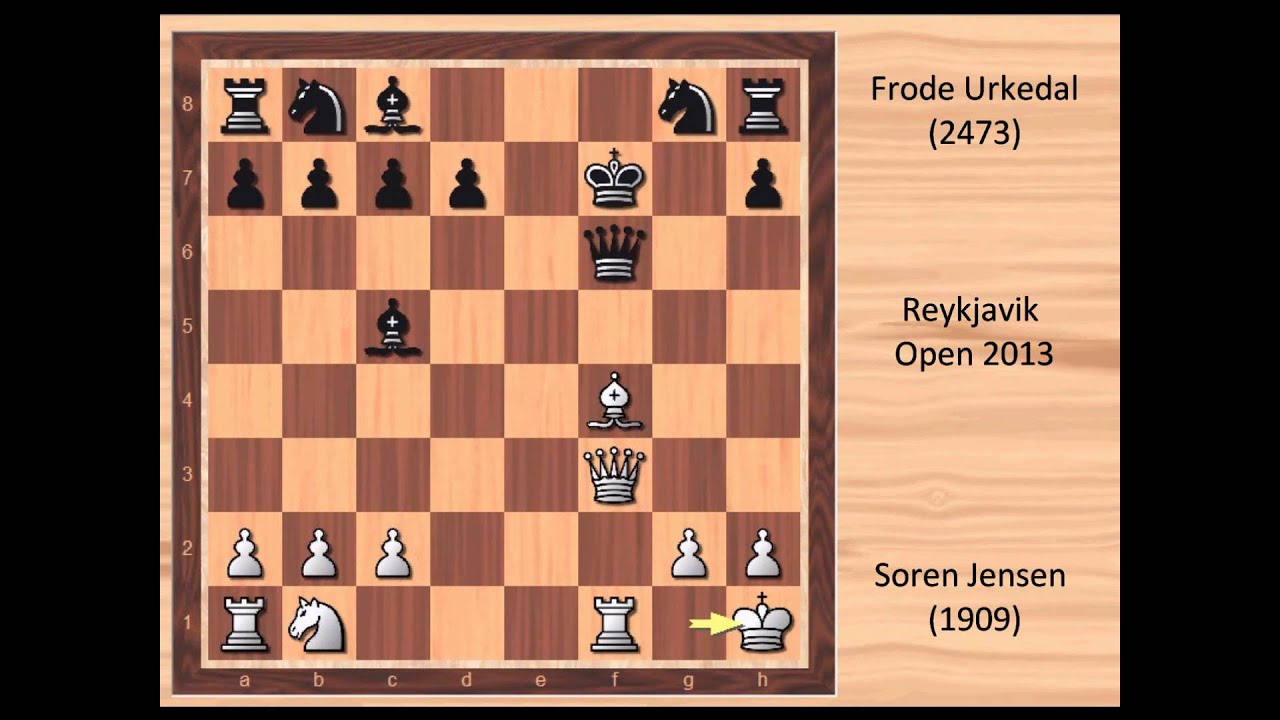 Amazing King's Gambit (Muzio Gambit) at Reykjavik Open 2013 - YouTube
