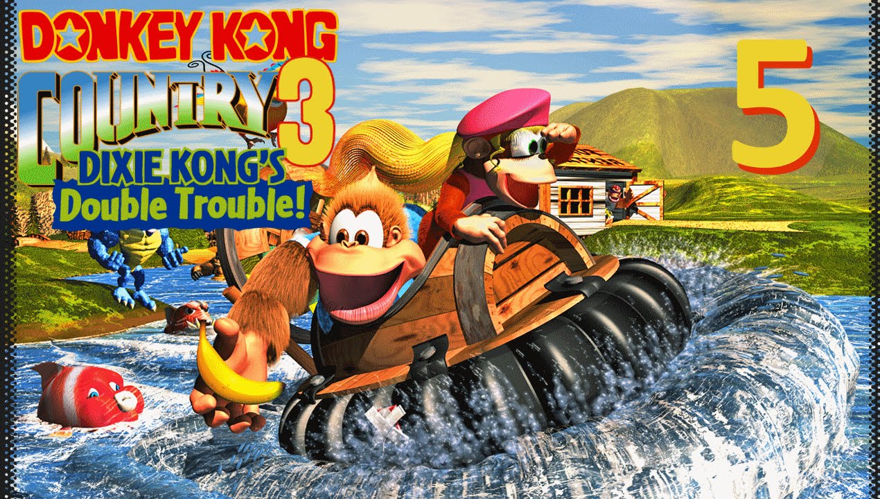 [Co-op] Donkey Kong Country 3 [Part 5] Squawks Time! - YouTube