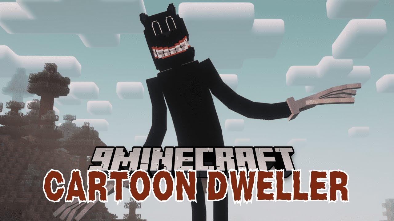 I TRIED MINECRAFT CREEPY HORROR MOD THE CARTOON DWELLER (Tagalog) - YouTube