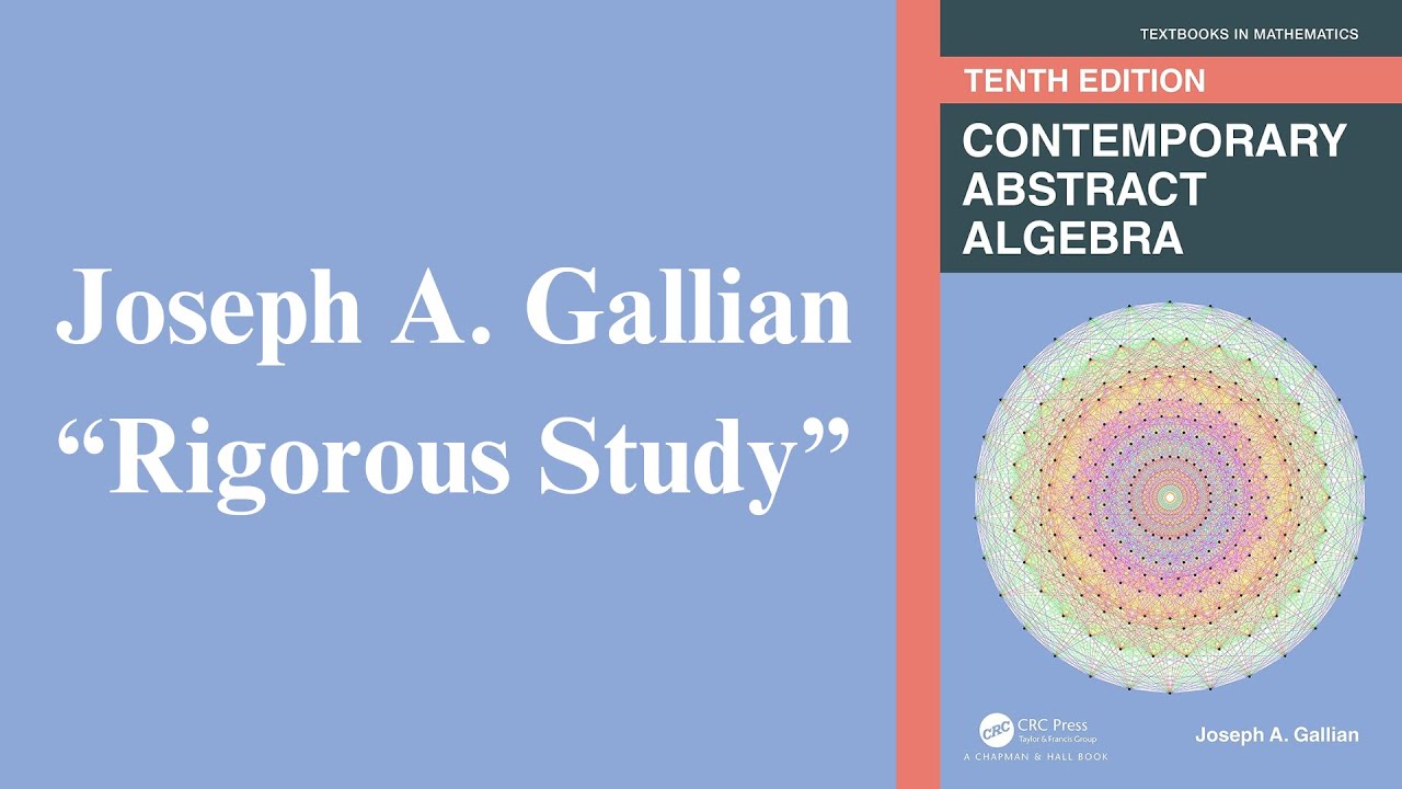 Part 1 || Joseph A. Gallian || Rigorous Study || Abstract Algebra - YouTube