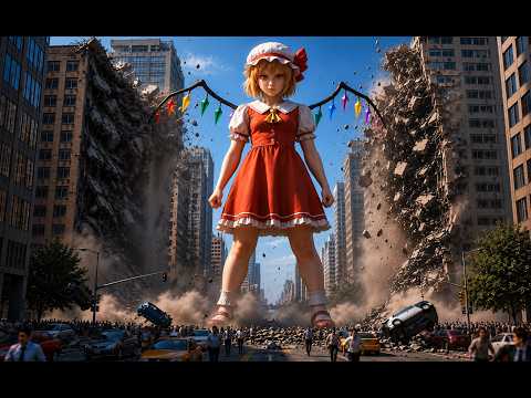[Giantess 巨大娘] Flandre Scarlet - The Indestructible Giant Demon Unleashed