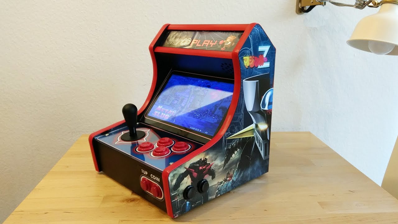 DIY Arcade bartop raspberry Pi - YouTube