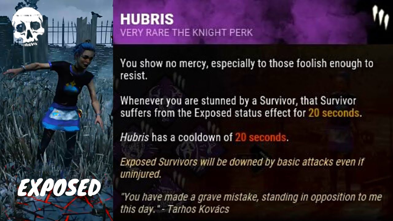 The ''Hubris'' Perk l Dead By Daylight - YouTube