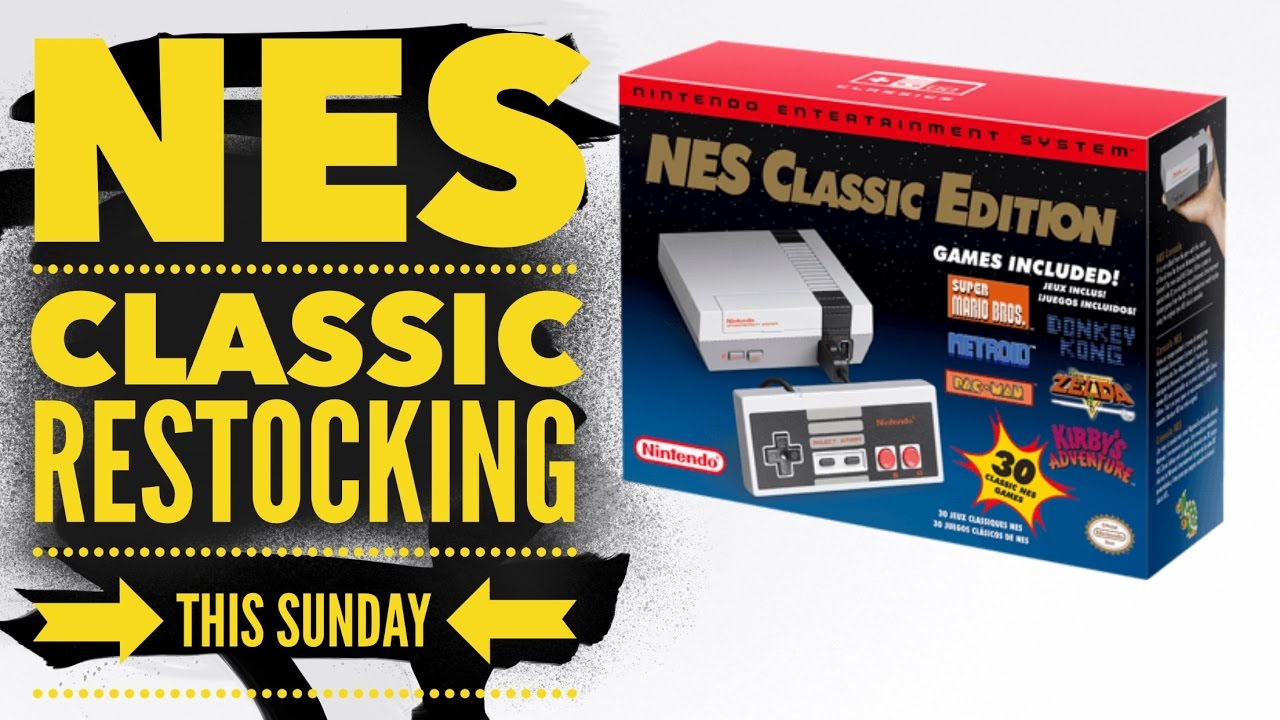 RESTOCK ALERT - Nintendo NES Classic Edition: Where to get it - YouTube