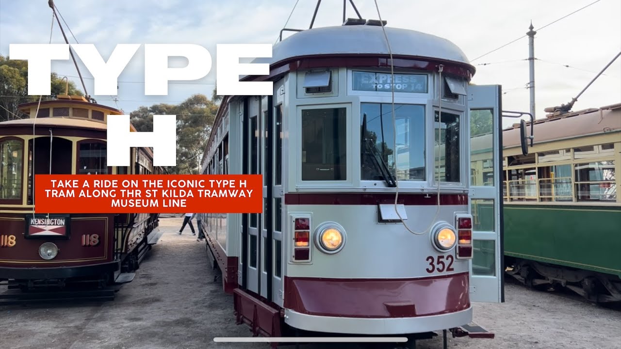 An Adelaide Icon - Type H tram 352 along the St Kilda Tramway Museum ...