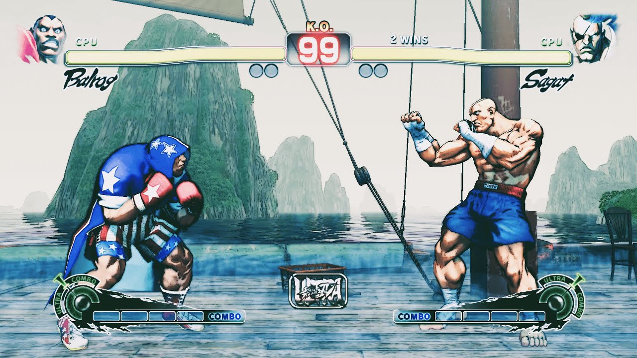 Balrog Boxer vs Classic Sagat (Hardest) Ultra Street Fighter IV. - YouTube