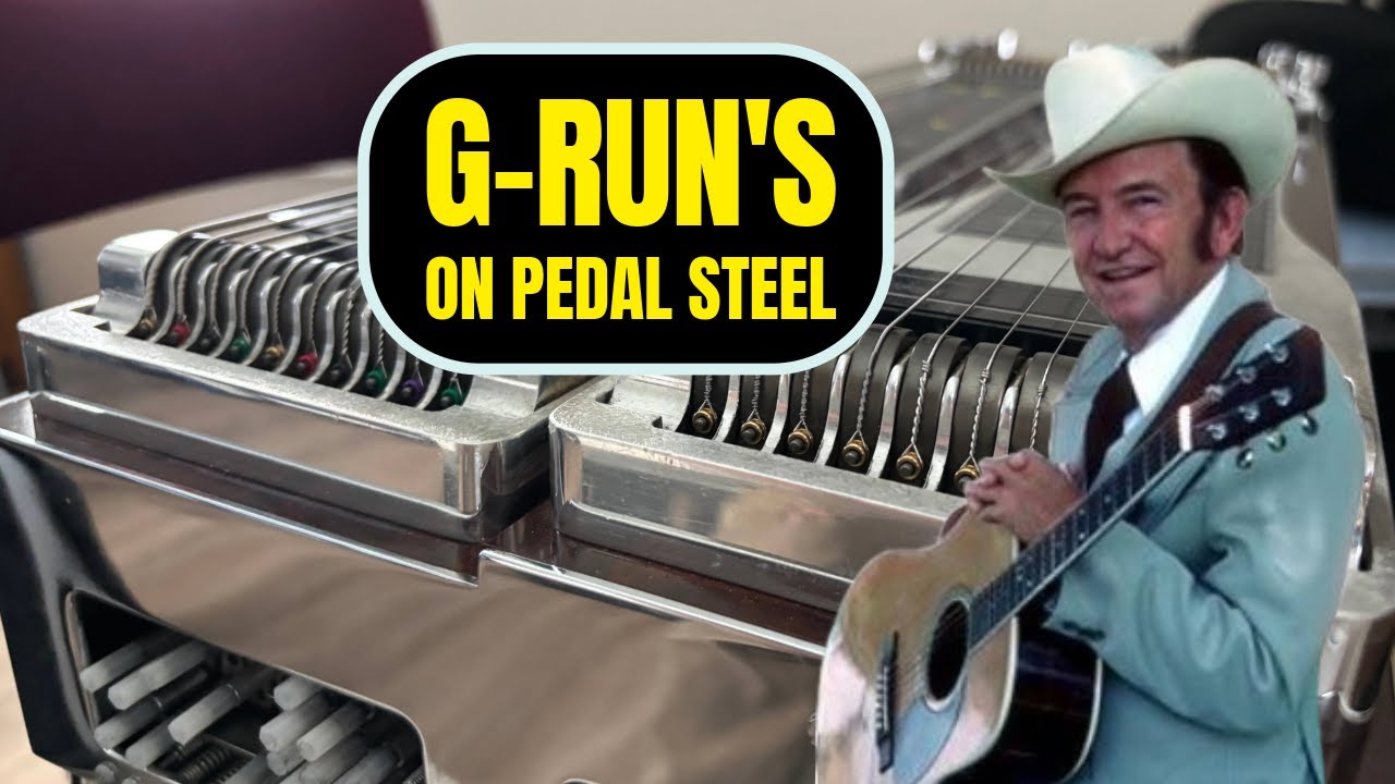 8 G-Run Bluegrass Licks For Pedal Steel Guitar + Bonus Lick! - YouTube