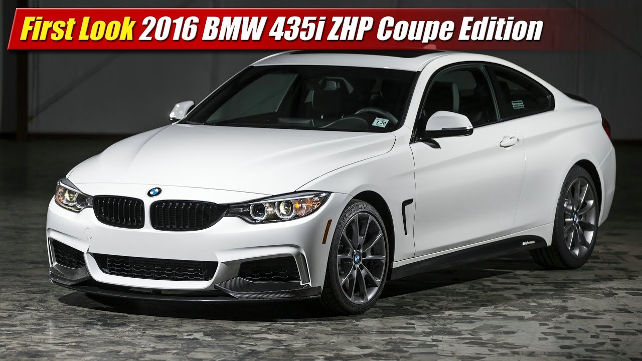 First Look: 2016 BMW 435i ZHP Coupe Edition - YouTube