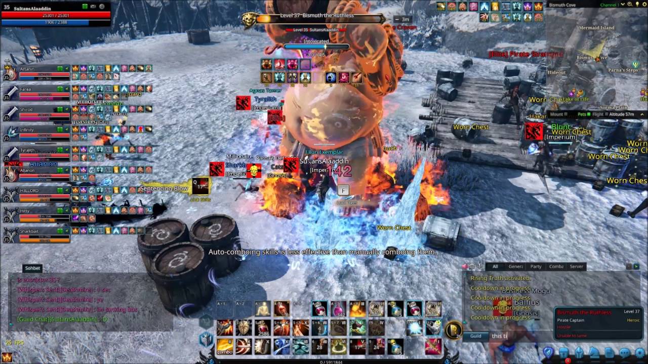 Riders of Icarus - World Boss 37 Lv. Bismuth the Ruthless (Guardian ...