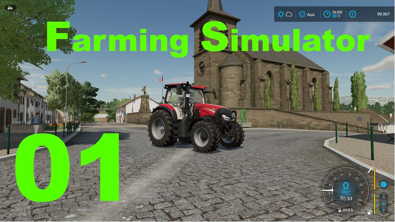 Premier vidéo Farming Simulator !!!! - YouTube