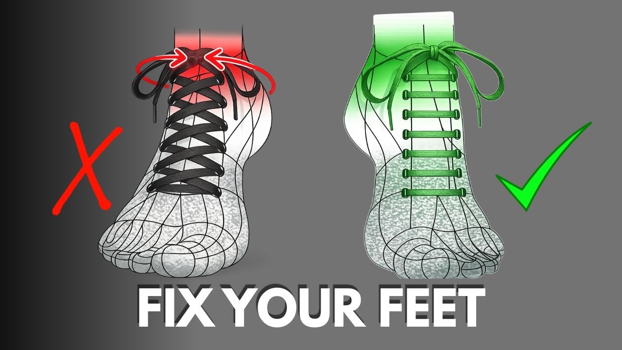 STOP Cross-lacing Your Shoes (Use Bar Lacing Instead) - YouTube
